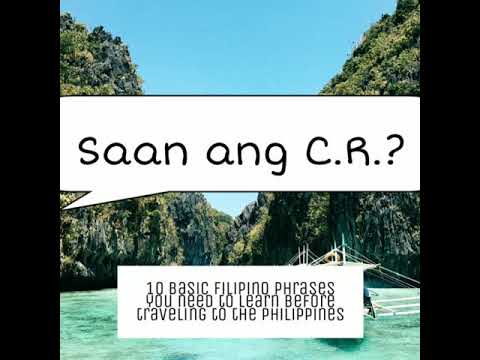 Saan and C.R.? | How to say "Where's the restroom?" in Tagalog | Basic Filipino Phrases