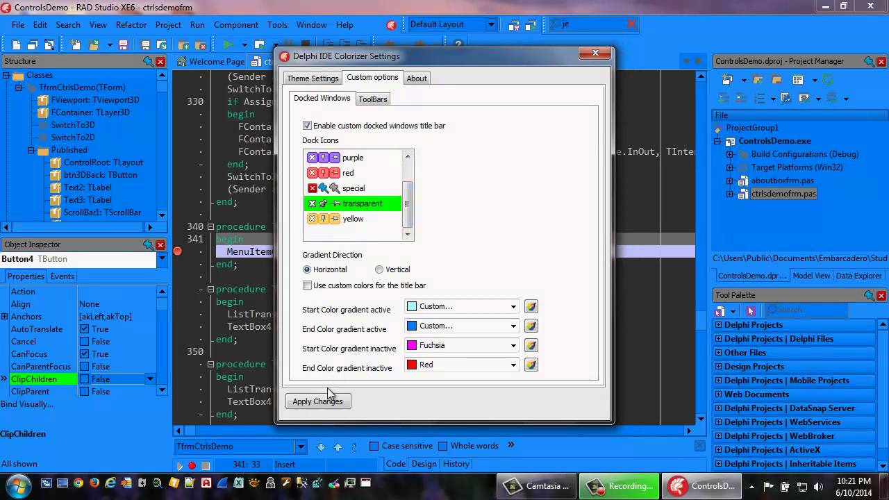 Delphi IDE Colorizer Beta Preview