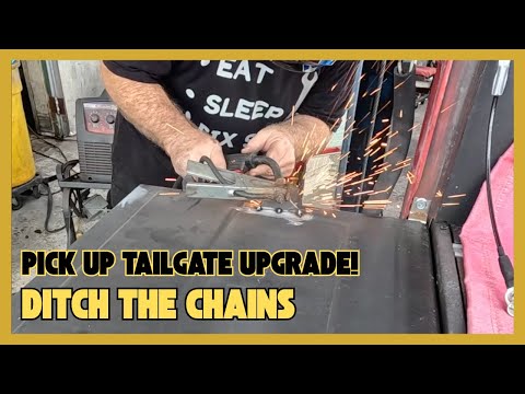 How To: Removing the Chains and installing hidden latches and cables. 60-66 C10 Tailgate