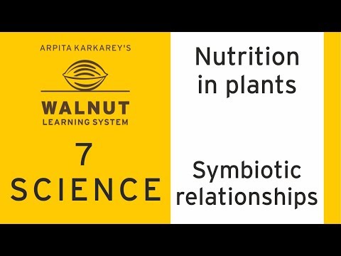 7 Science - Nutrition in plants - Symbiotic relationships