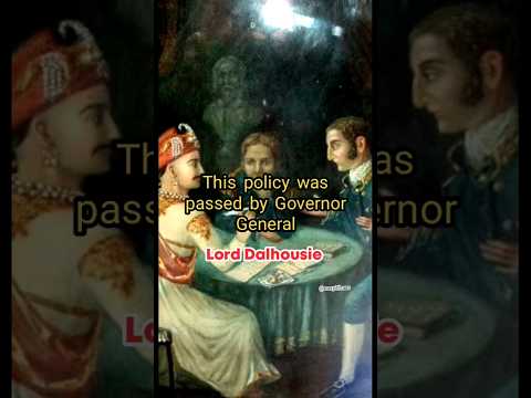 Governor General Lord Dalhousie fact🔥#easyitihaas #history #fact #india #yourube #shorts