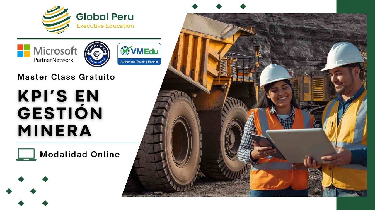 Master Class Gratuito en KPI's en Gestión Minera