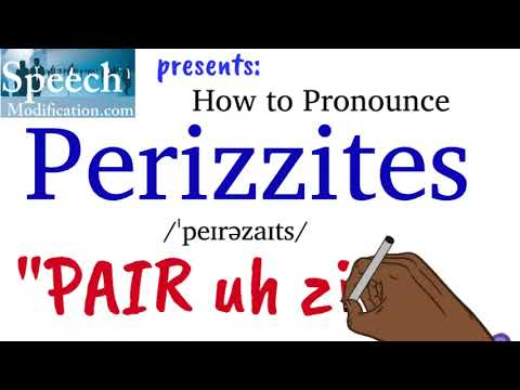 How to Pronounce Perizzites