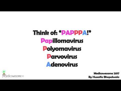Naked DNA viruses mnemonic