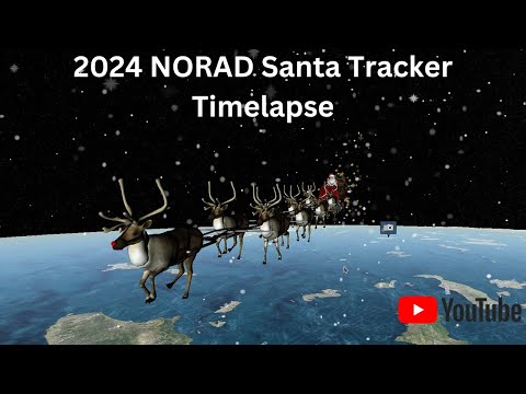 2024 NORAD Santa Tracker - Timelapse
