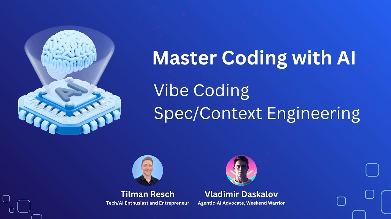 Master Coding with AI: Vibe Coding, Spec Engineering & Live Demo (Tilman Resch × Vladimir Daskalov)