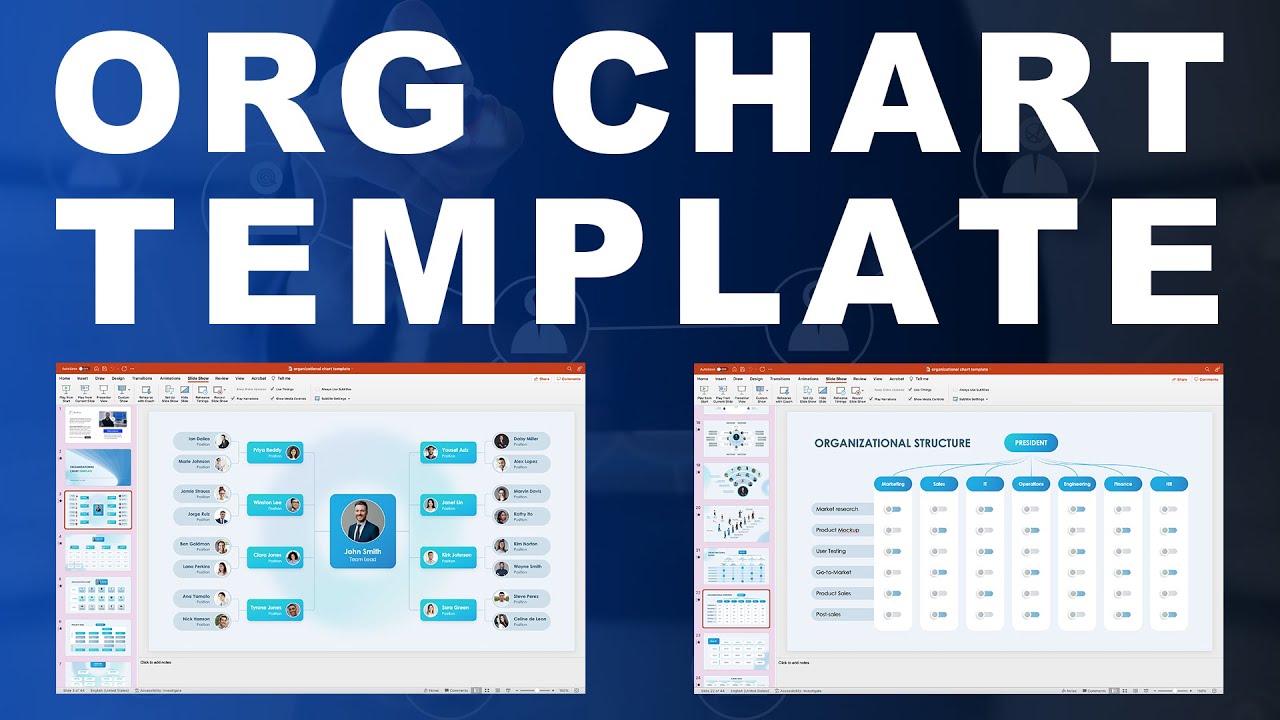 How to create an organizational chart in Google Slides and Powerpoint