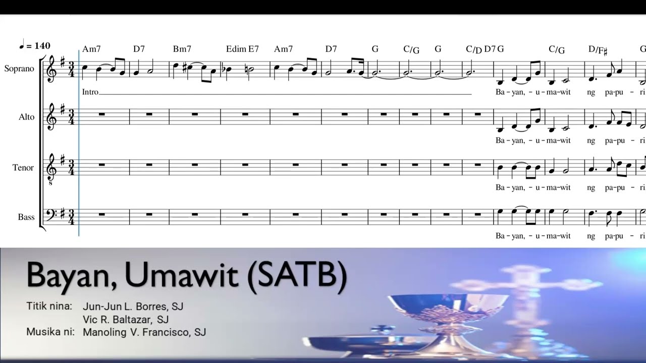 Bayan, Umawit | SATB Arrangement