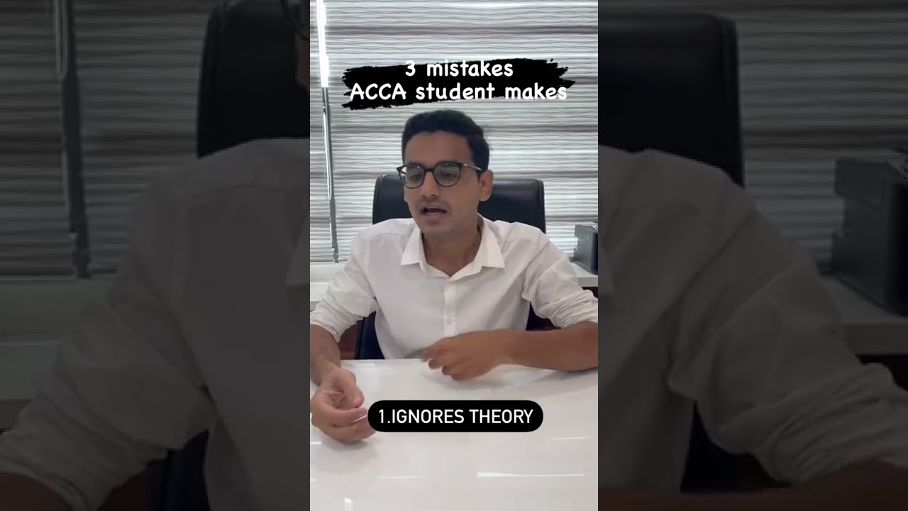 3 Mistakes by New ACCA students | Dipan sir | Career Compass ACCA