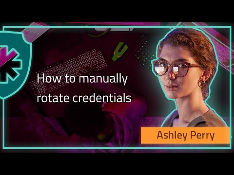 How to manually rotate credentials