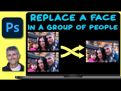Photoshop Tutorial - How to Replace a Face in a Group of People