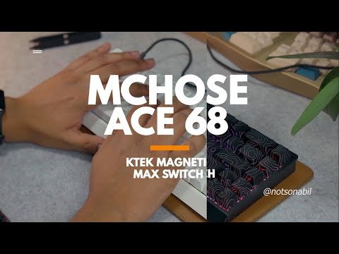 Mchose Ace 68 - Sound Test - TTC Uranus E-sports / KTEK Magnetic MAX switch