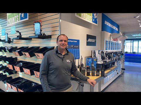 60 years of aviation radios - live from Sporty’s store
