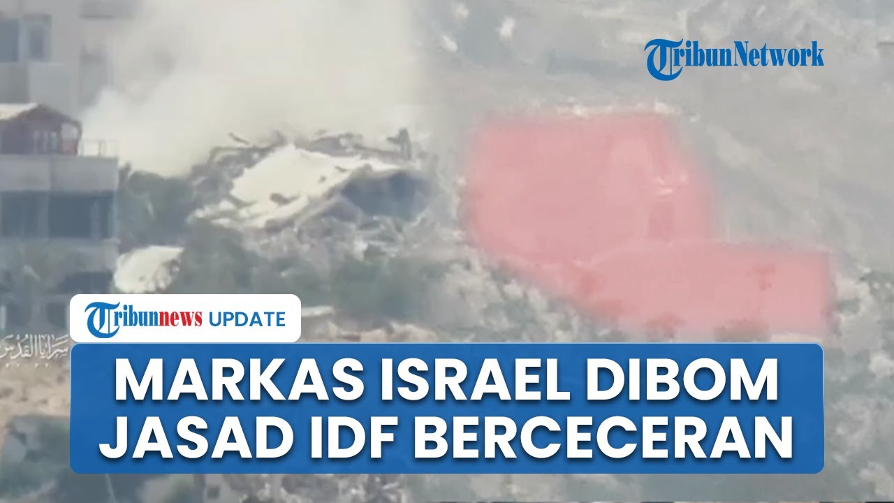 Rekaman Video Markas Komando Israel Runtuh Dibom Brigade Al-Quds, Jasad ...