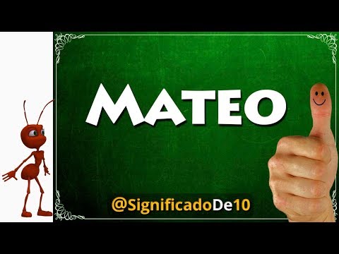 Significado del nombre Mateo 【Significado de los Nombres】