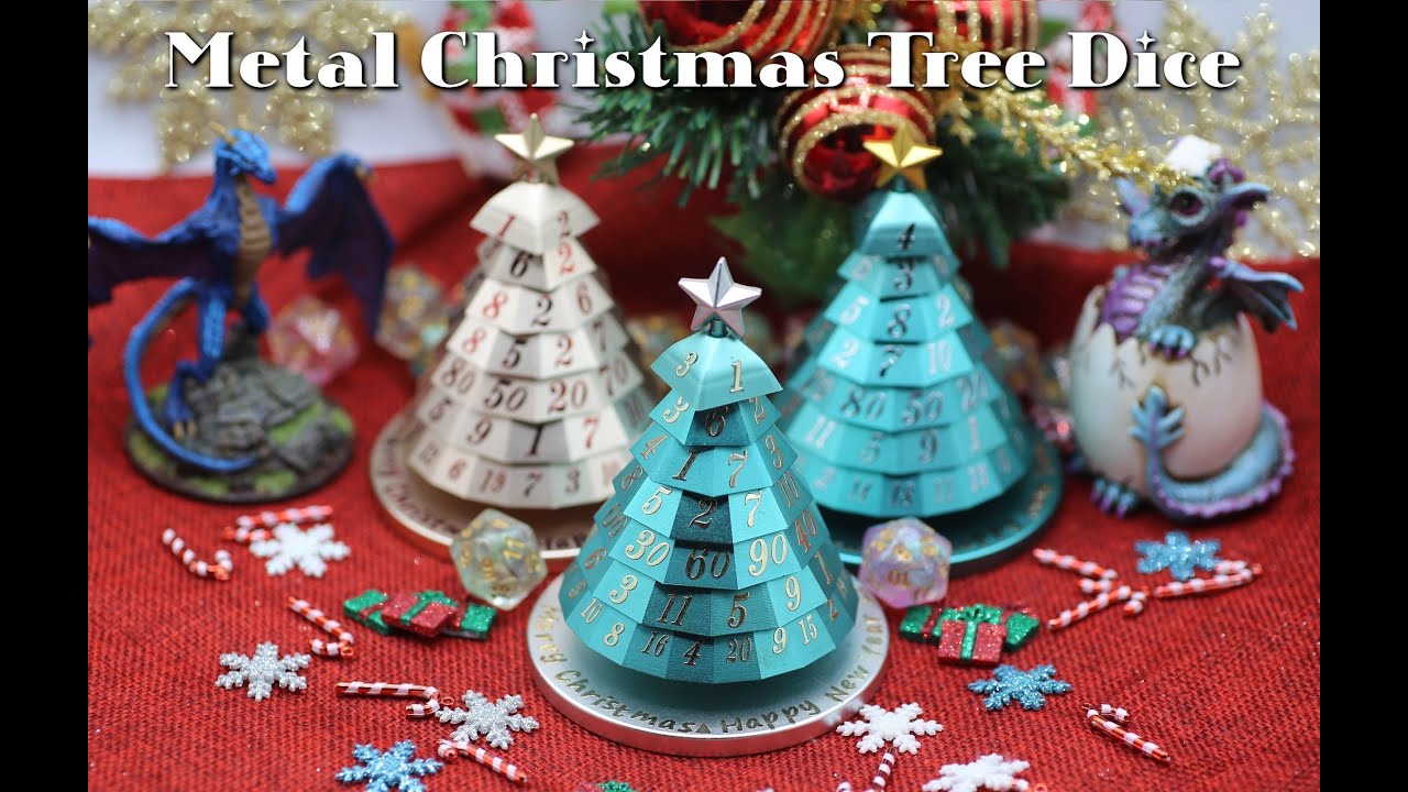 Christmas Tree Dice For Tabletop Gaming and Family Fun!