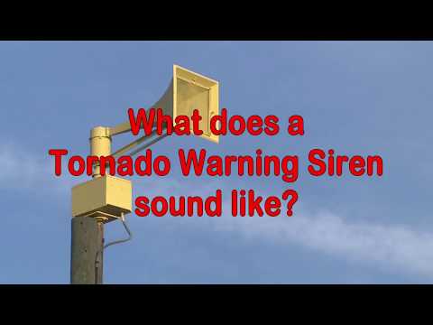 What Does A Tornado Warning Siren Sound Like