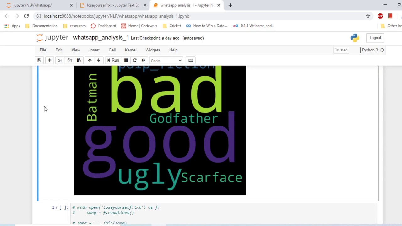 Wordcloud with Python(so easy)