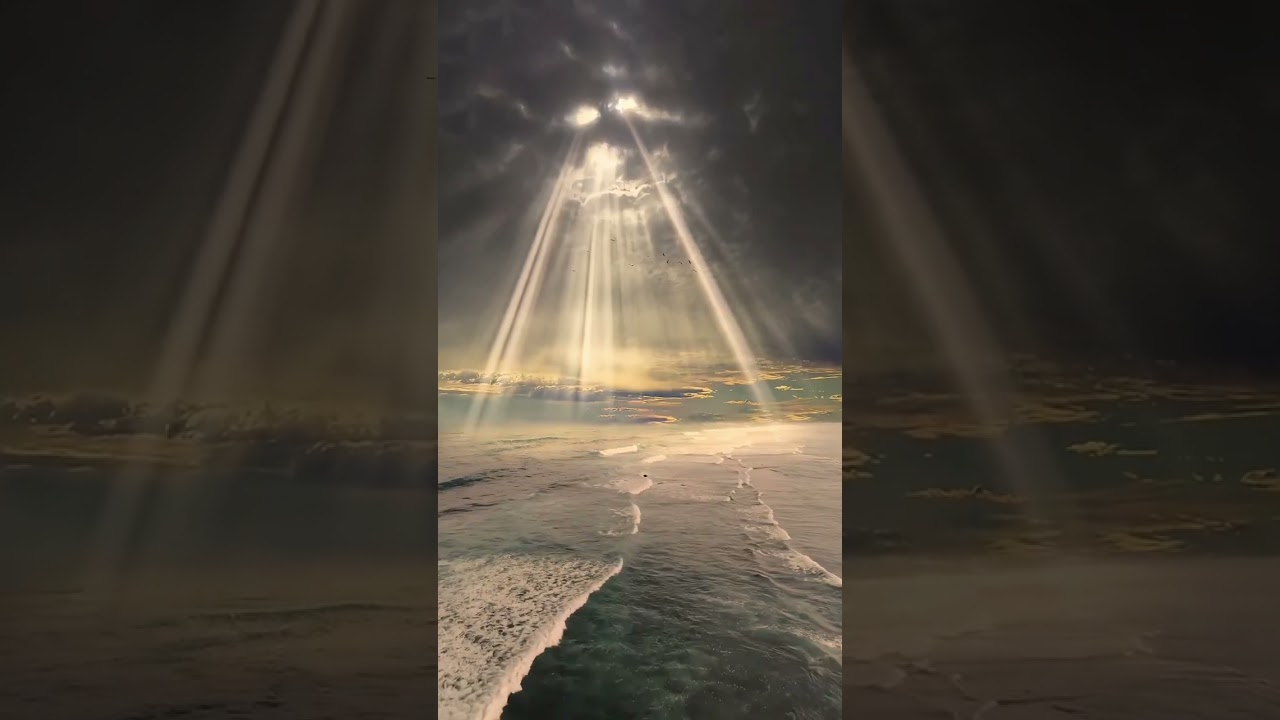 Rays Of Sun Peeking Through Clouds