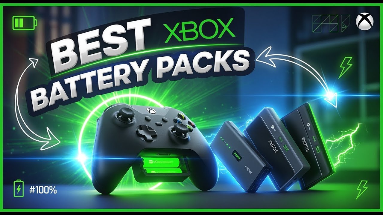 TOP 5 Best Xbox Controller Battery Packs 2026