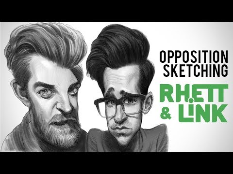 Rhett and Link - Opposition Sketching