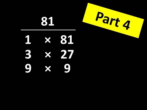 Chapter 6 - Lesson 11: Finding Factor Pairs, PART 4
