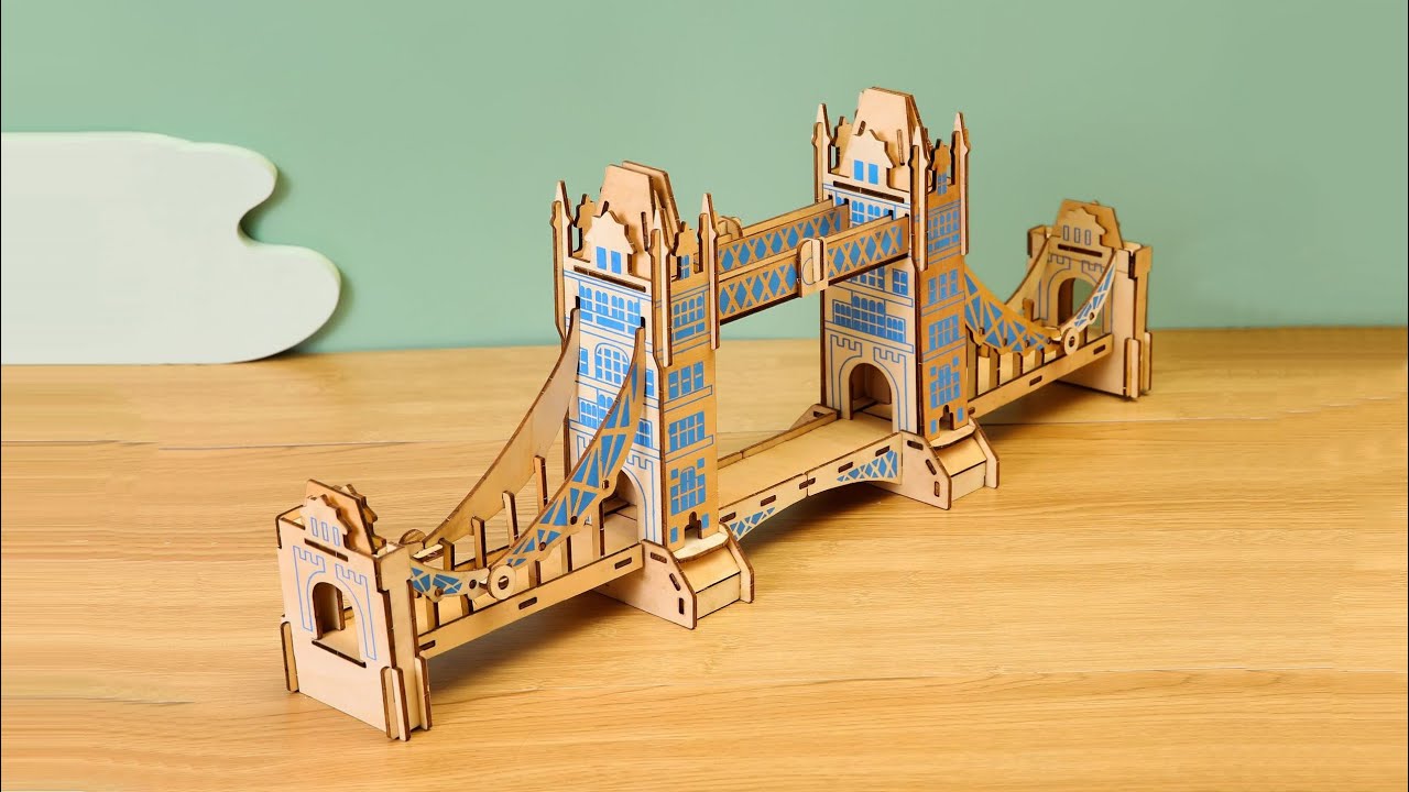 Tower Bridge | Wooden 3D Model Assemble Model Building Kit