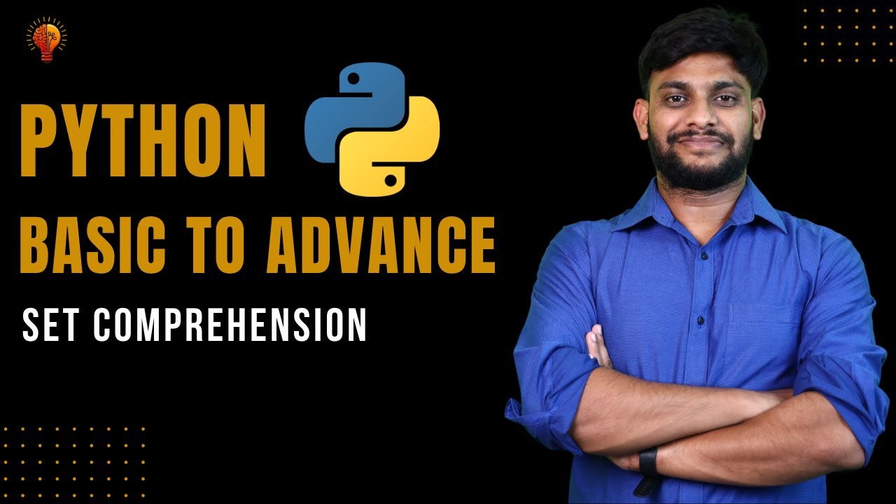 Set Comprehension  | Python Beginner to Advance | Python Tutorial
