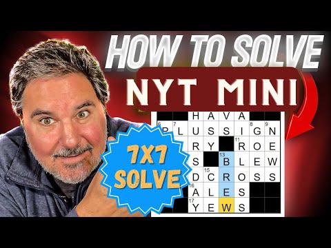 Let's Solve The MINI New York Times Crossword Puzzle!