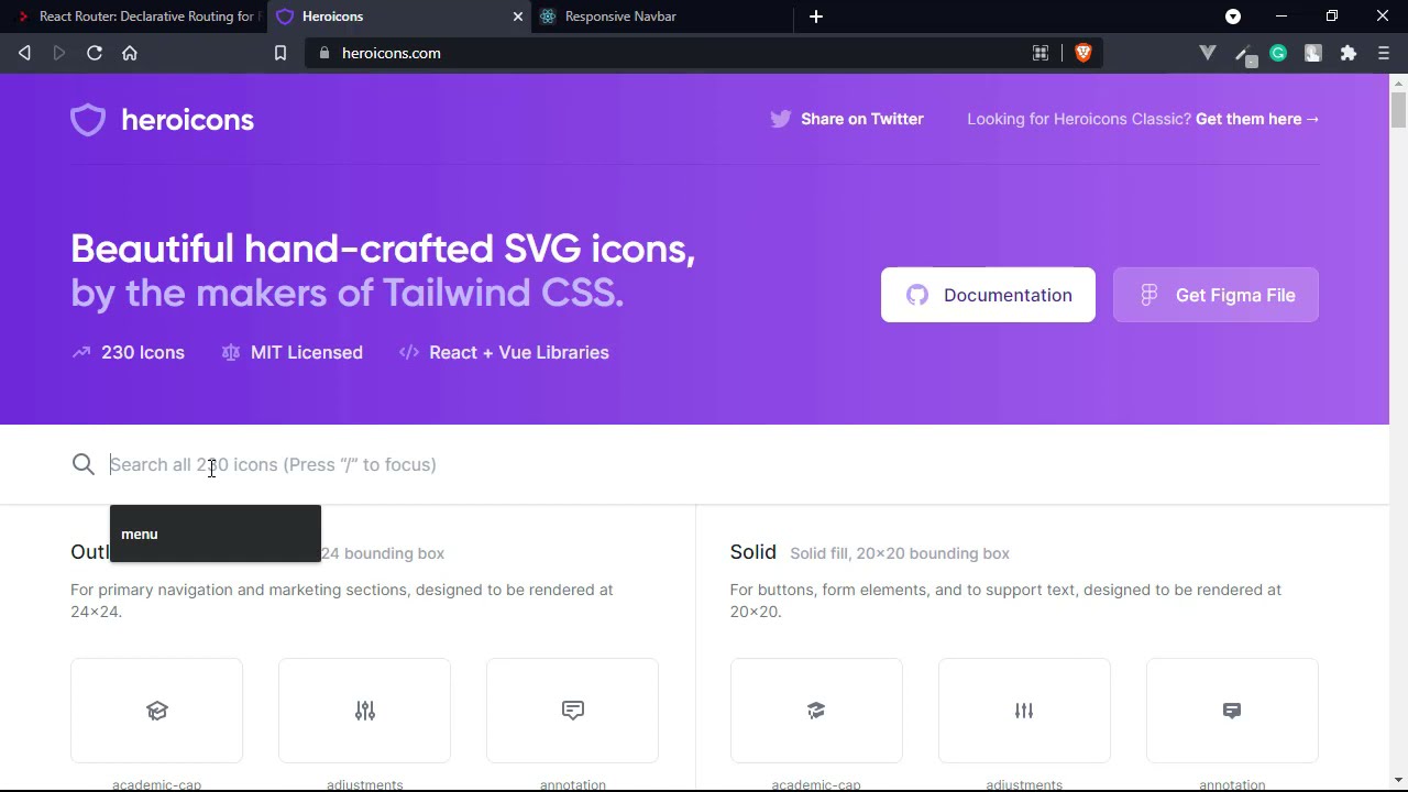 React Navbar Tutorial - Responsive Navbar.