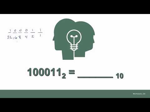 Binary 100011 to Decimal wAudio