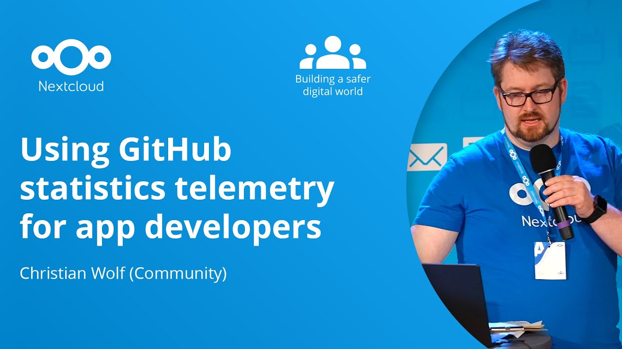 Using GitHub statistics as telemetry for app developers | Nextcloud Community Conference 2024