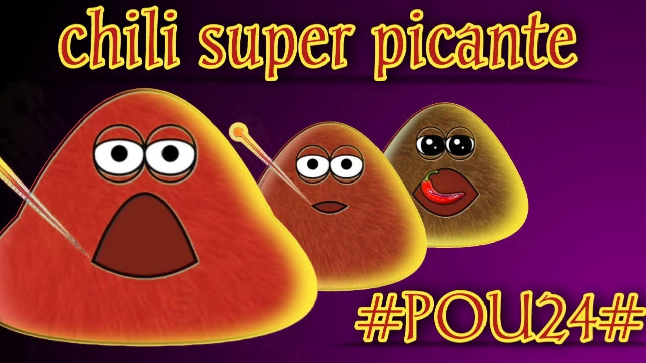 POU#24# POU está com raiva, não pode comer chili,, JOGUINHO DO POU,