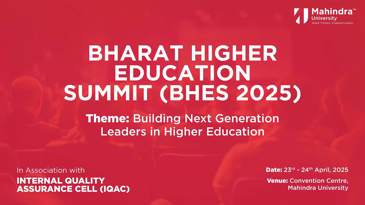 The Role of AI, Industry & Innovation in Higher Education | BHES 2025 | Mahindra University
