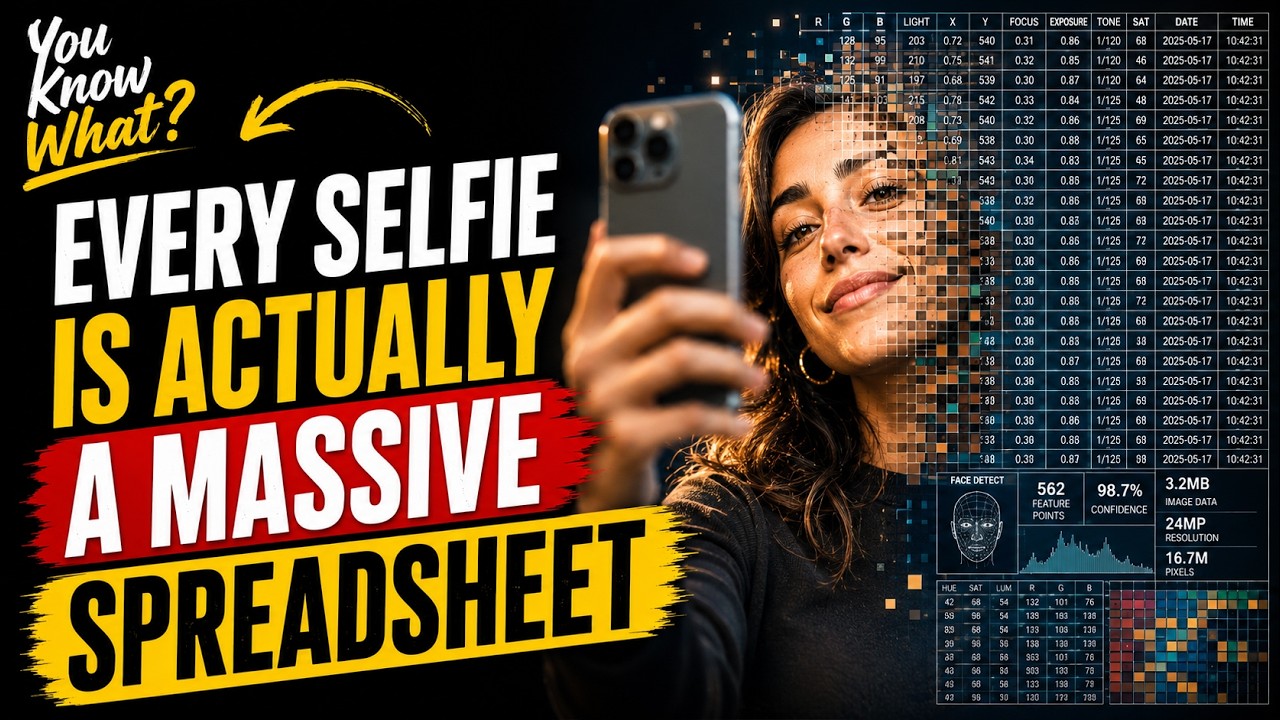 You Know What? Every Selfie Is Actually a Massive Spreadsheet!