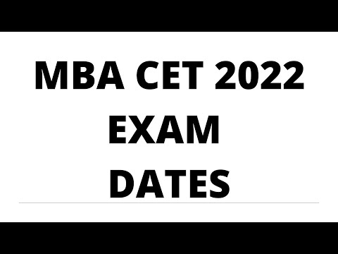 MBA CET DATES ARE OUT I MBA CET I June 24 25 26 I