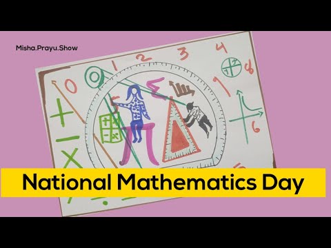 Poster drawing of national mathematics day | Math Day Poster Drawing ...
