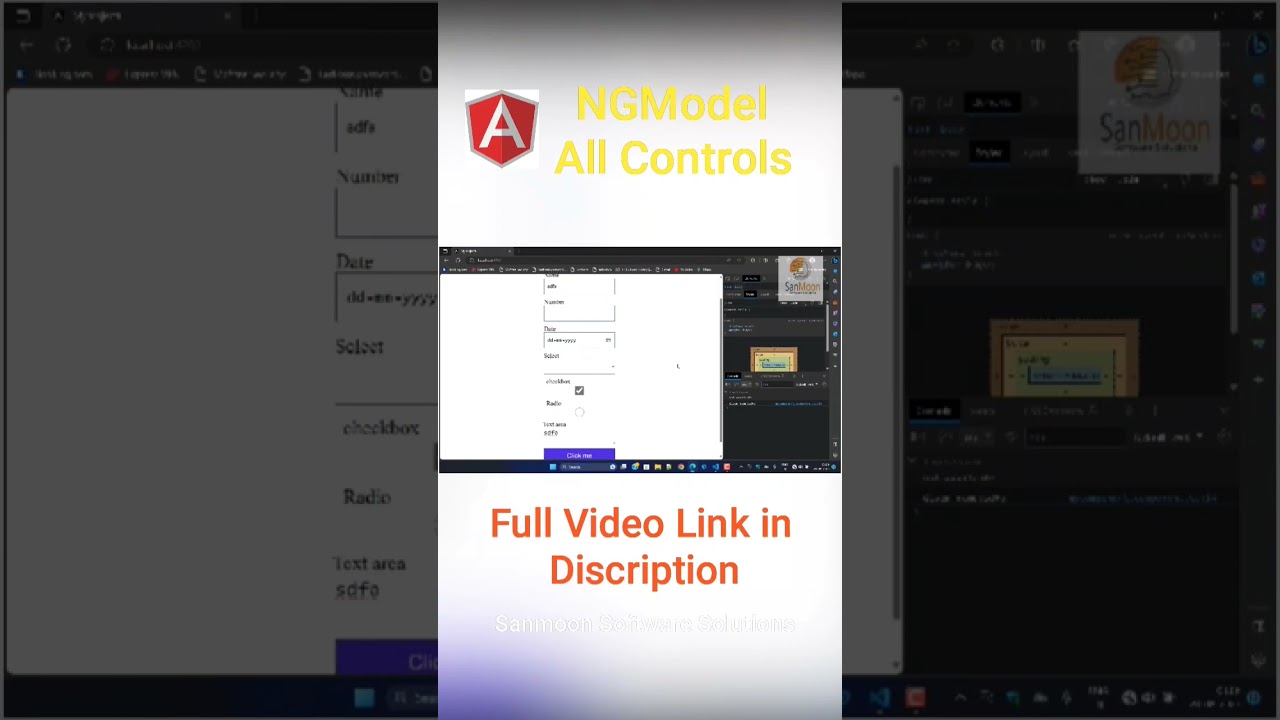 Angular NGModel All Controls Part-31 #technology #angular #angularbeginner
