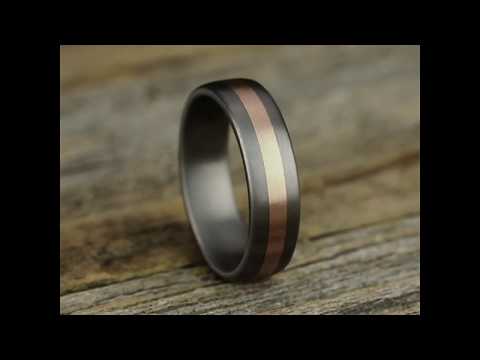 032R6561GTA - 6.5mm Men's Tantalum Ring