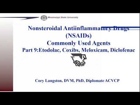 Anti-inflammatory Therapies, Part 9: Etodolac, Coxibs, Meloxicam, Diclofenac