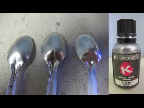 model kit workshop 146: Kcolors shine chrome paint review