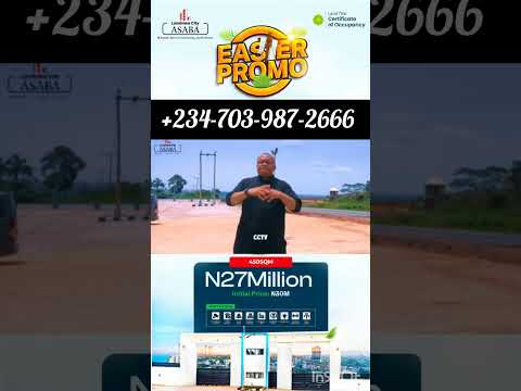 3m Naira Off on #LandviewCityAsaba close to Asaba Airport Delta State Nigeria #money #cashflow #roi