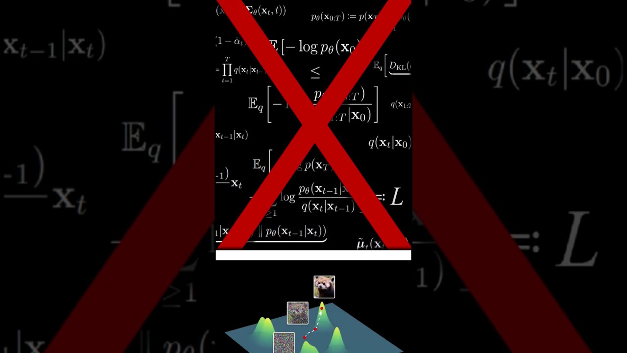 Stop learning #diffusion models the hard way #generativeai