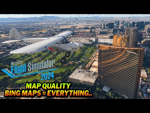 Flight Simulator 2024 Map Quality | Good Bing-Maps Result in Good Quality 4K