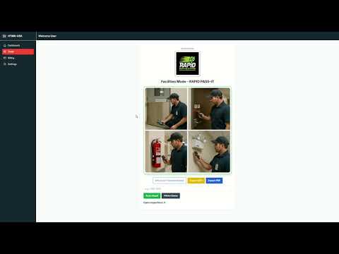 RAPID PASS-IT Facilities Mode