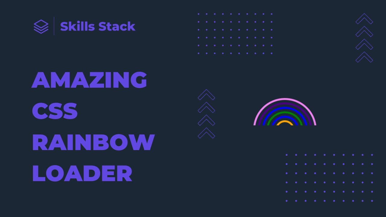 How to Create a Rainbow Loader using CSS | CSS Animation Tutorial