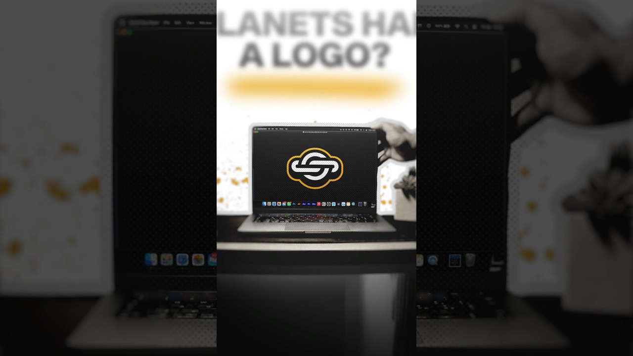 If Saturn had a logo, what would it look like? #logodesign #logoconcept #logoanimation #logoprocess