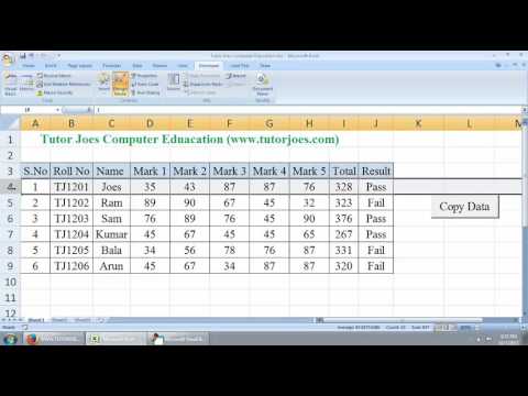 Learn Automate Copying Of Column Data From sheet to Sheet Using VBA In Excel part 1 - Mind Luster