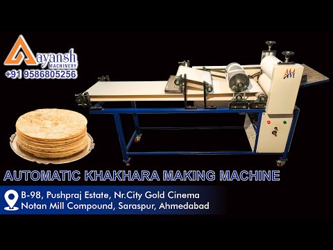 Khakhra Making Machine - Khakhra Machine Latest Price, Manufacturers ...