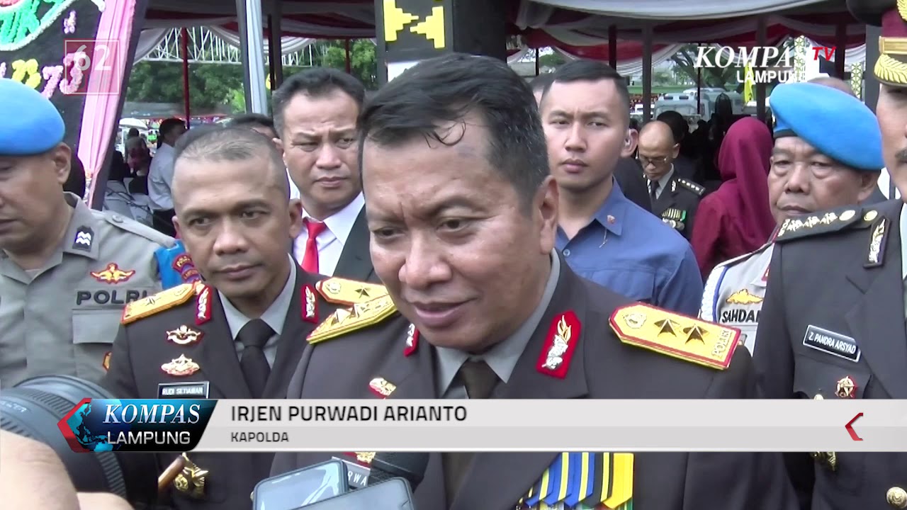 Meriahnya Perayaan Upacara Ulang Tahun Bhayangkara ke-73